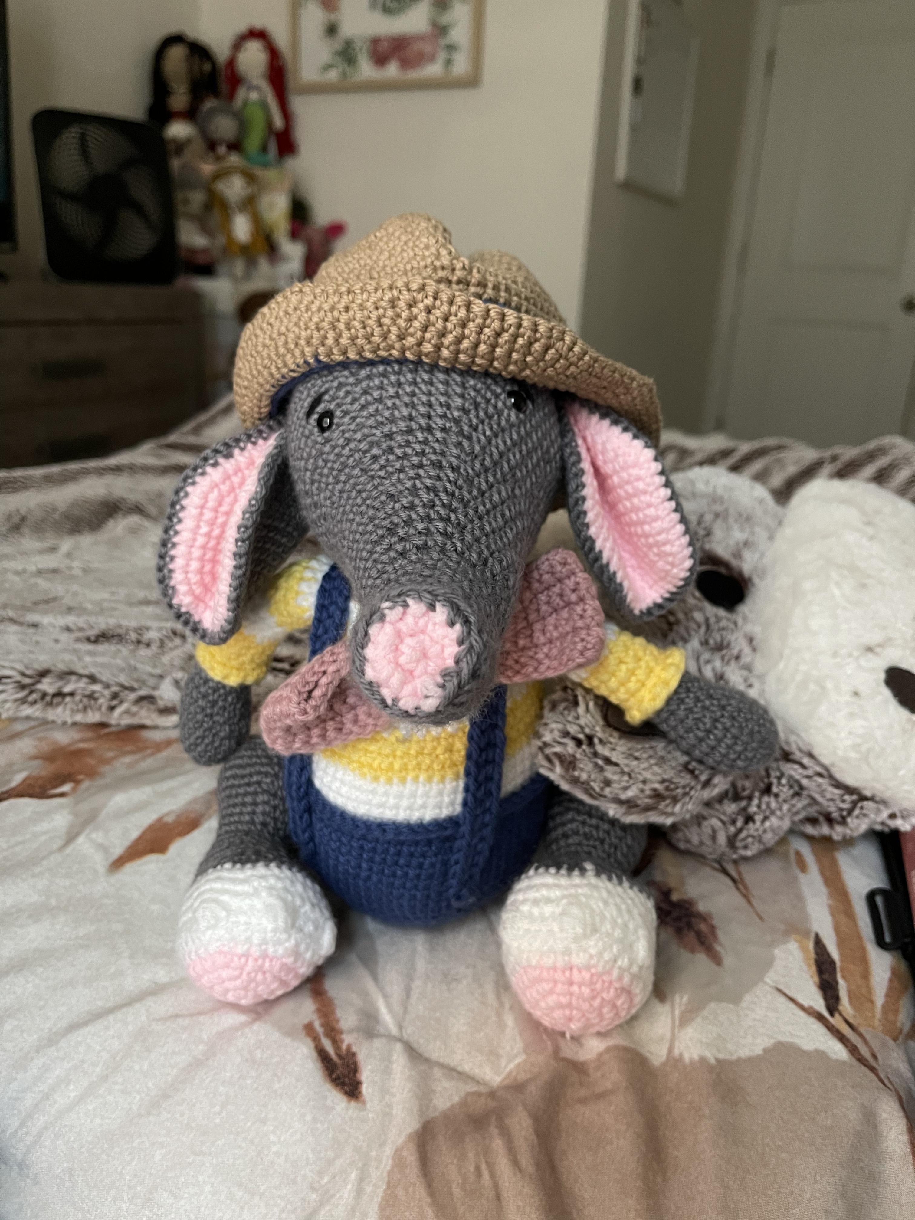 Amigurumi.com - Creations - Doki the elephant from Amigurumi Treasures 2