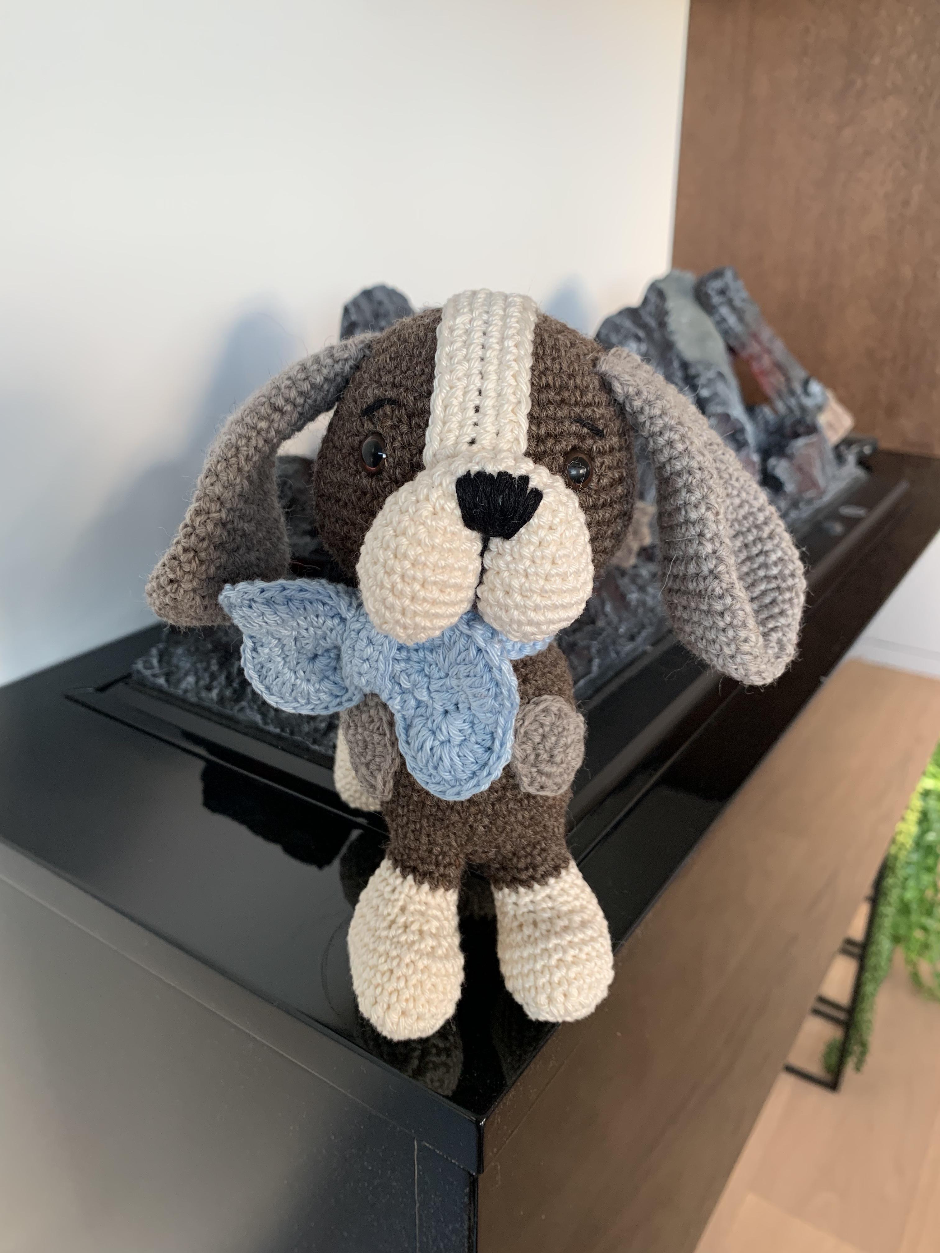 Amigurumi.com - Creations - Dougie the dog from Amigurumi Treasures