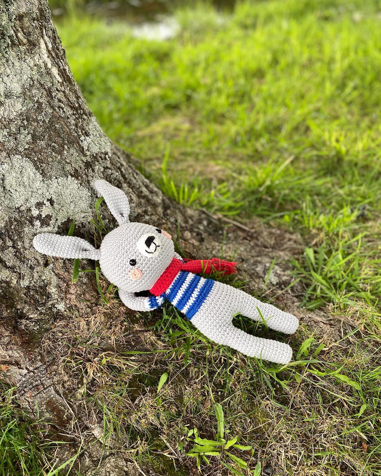 Amigurumi.com - Creations - Gilbert Rabbit from Animal Friends of Pica ...