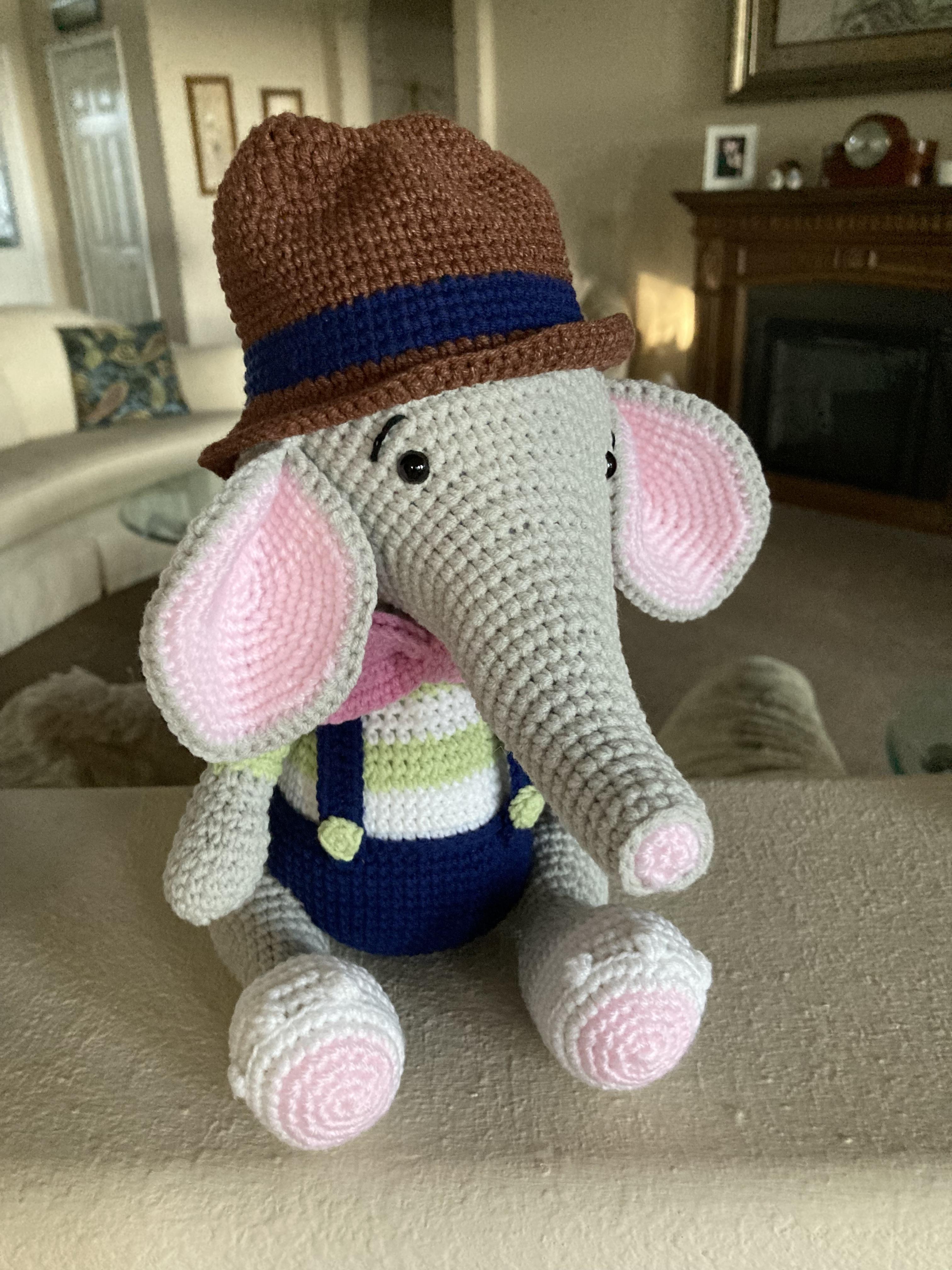 Amigurumi.com - Creations - Doki the elephant from Amigurumi Treasures 2