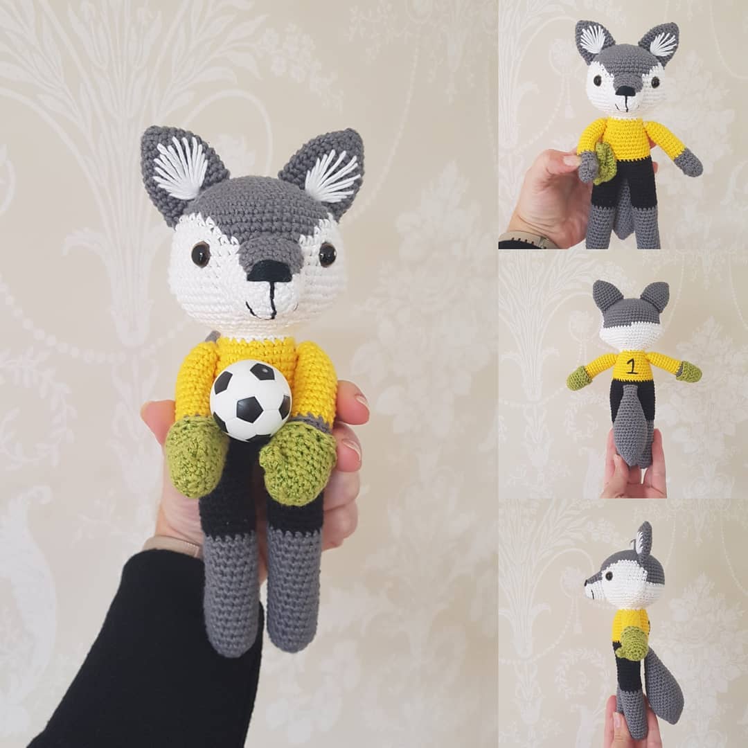 Amigurumi.com - Creations - Harry Wolf from Animal Friends of Pica Pau
