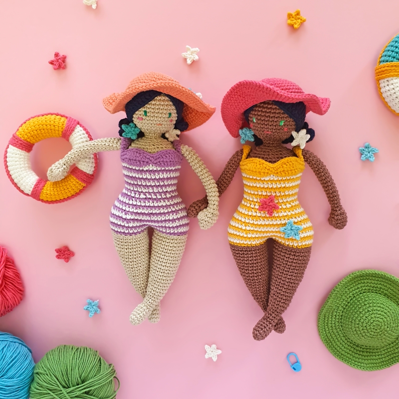 Genevieve the Lifeguard amigurumi pattern - Amigurumi.com