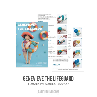 Genevieve the Lifeguard amigurumi pattern - Amigurumi.com