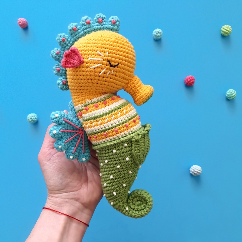 Noah the Sea Horse amigurumi pattern - Amigurumi.com