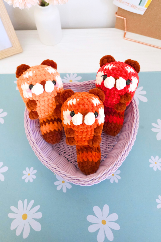 Chubby Red Panda amigurumi pattern - Amigurumi.com