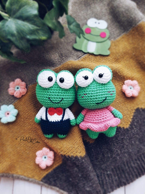 Mr & Mrs Frog amigurumi pattern - Amigurumi.com