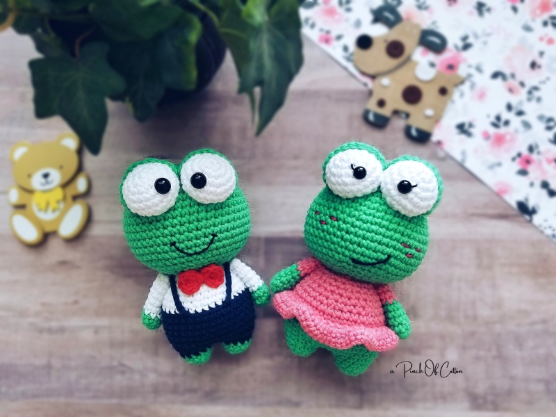 Mr & Mrs Frog amigurumi pattern - Amigurumi.com