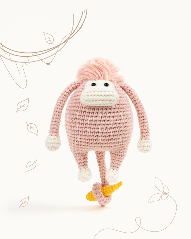 Pinky Monkey amigurumi pattern - Amigurumi.com
