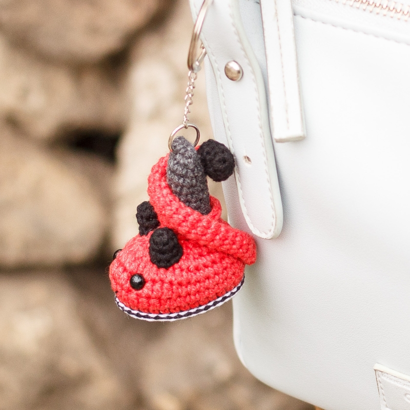 Halloween Lucifer Boot Keychain amigurumi pattern - Amigurumi.com