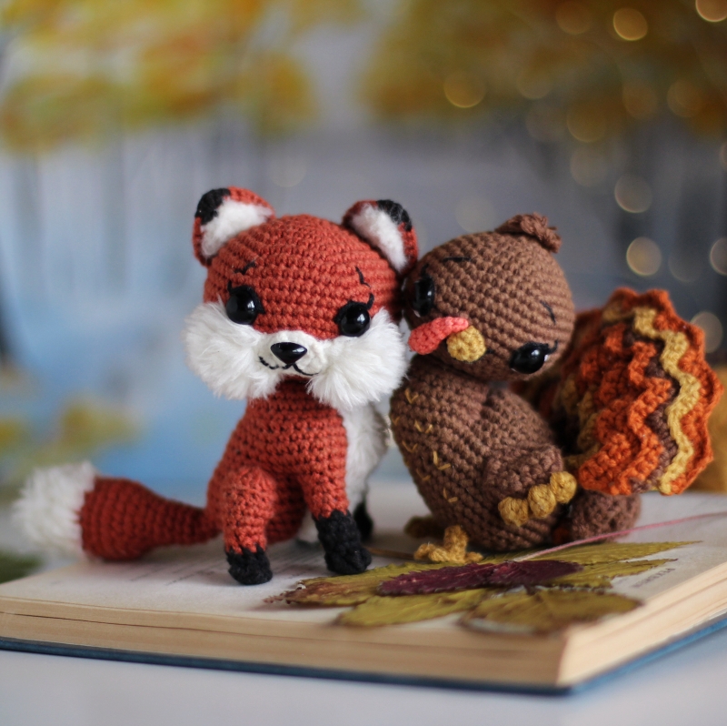 3 in 1 Crochet Thanksgiving bundle amigurumi pattern - Amigurumi.com