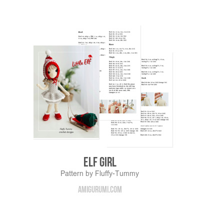 Elf girl amigurumi pattern - Amigurumi.com