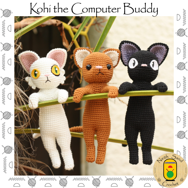 Kohi the Computer Buddy amigurumi pattern - Amigurumi.com