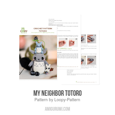 My neighbor Totoro amigurumi pattern - Amigurumi.com