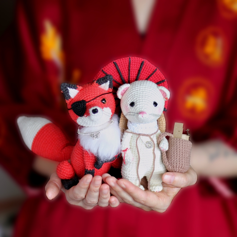 2 in 1 HuaLian bundle (TGCF) amigurumi pattern - Amigurumi.com