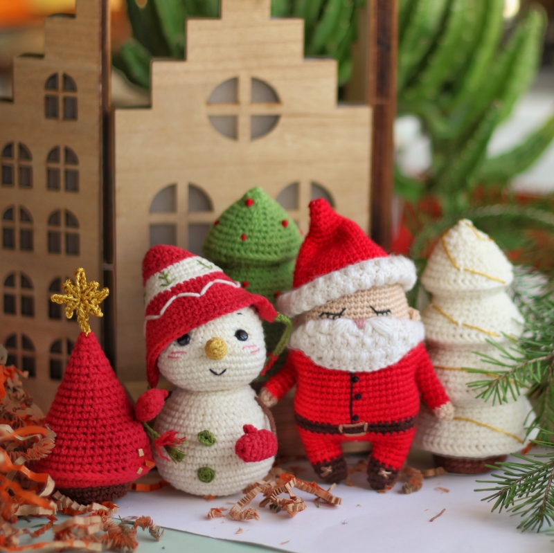 5 in 1 Christmas Patterns Bundle amigurumi pattern - Amigurumi.com